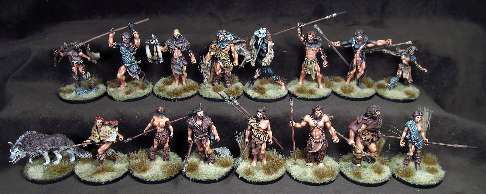 Carmen's Fun Painty Time: 54mm Post Apocalypse figures