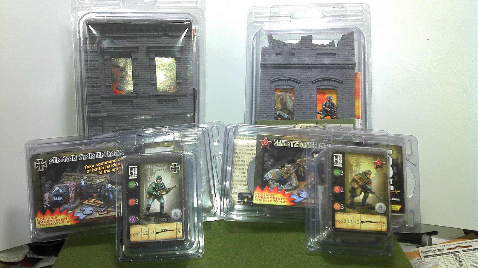 Wargames and Railroads: Review - 1-48 Combat Buildings - Baueda Wargames