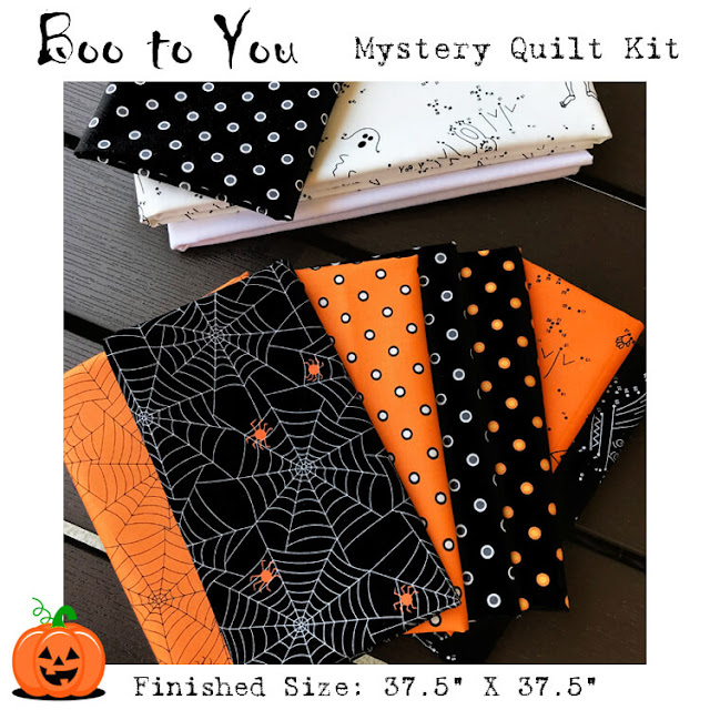 Fort Worth Fabric Studio: Boo To You {Halloween Mystery Quilt}