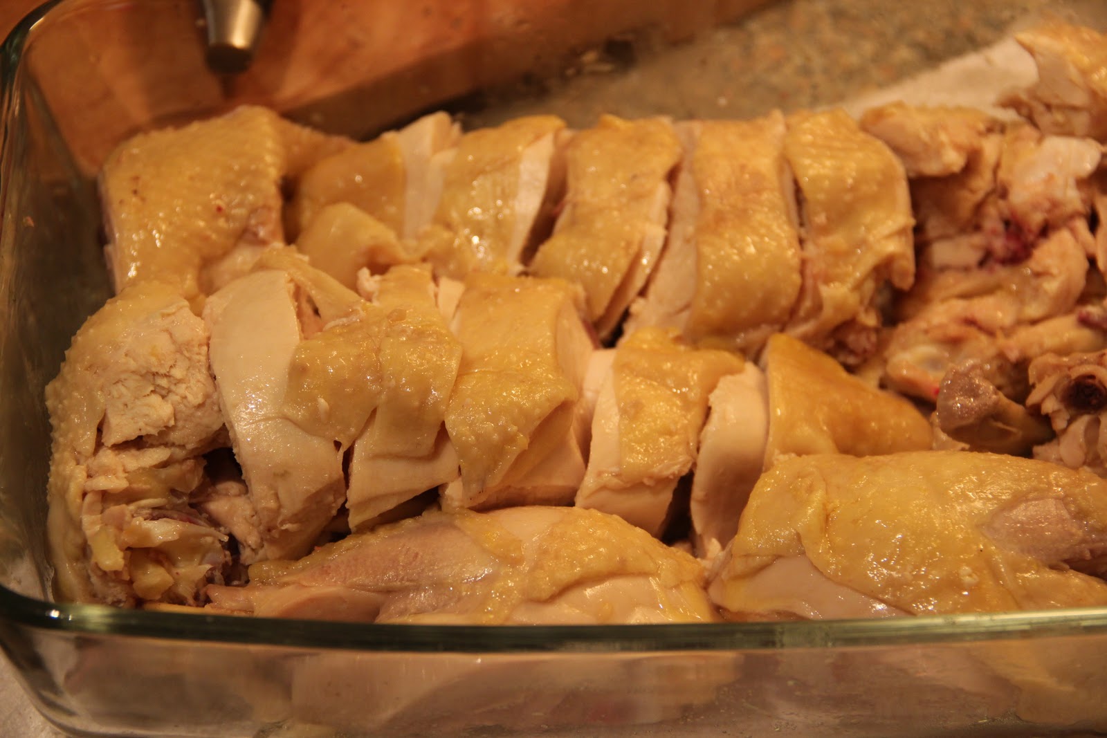 Esther Food Adventure: Homemade Hakka Sliced Cold Chicken