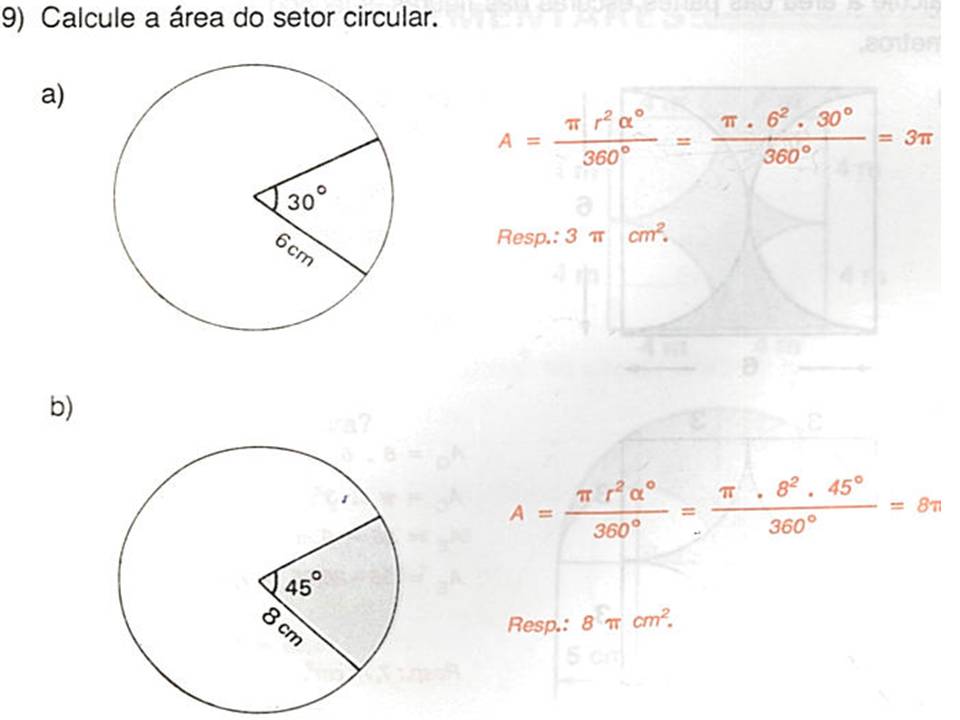 8° SÉRIE - 9º ANO: 16 - MEDIDA DA CIRCUNFERÊNCIA E ÁREA DO CÍRCULO