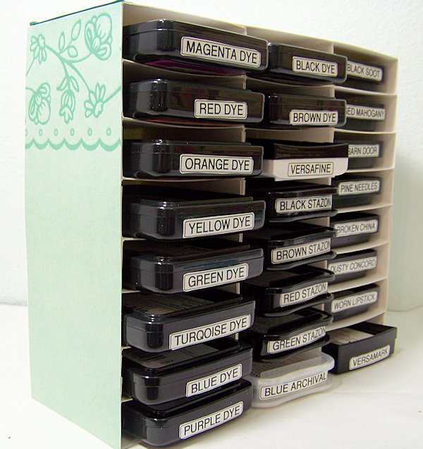 Cher-ing Paper Memories: DIY Ink Pad Storage