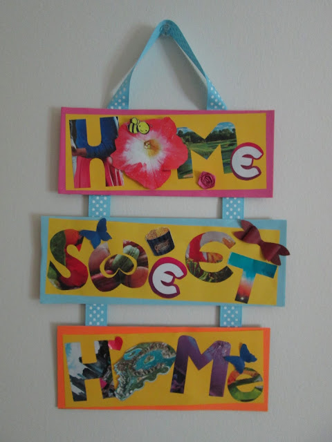 My space for new creations: A recycled craft for the home