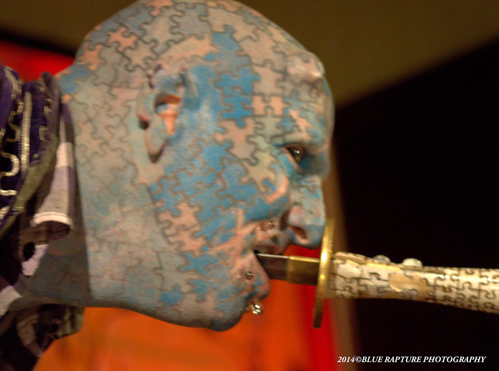 Blue Rapture Photography: Enigma - World's Most Tattooed Man of Puzzle ...