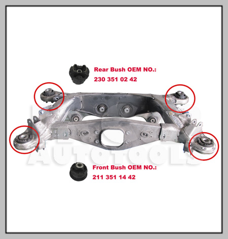 HCB TOOL: H.C.B-A1694 Mercedes-Benz (W211/W219/R230) REAR SUBFRAME ...