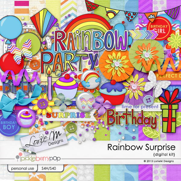 LorieM Designs: New Rainbow Surprise Kit, 30% plus FREE Printables & a ...