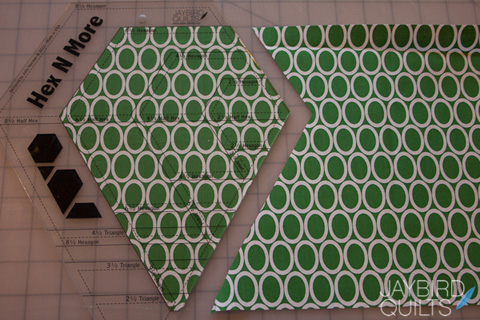 Jaybird Quilts: Hex N More Cutting Tutorials - Jewel