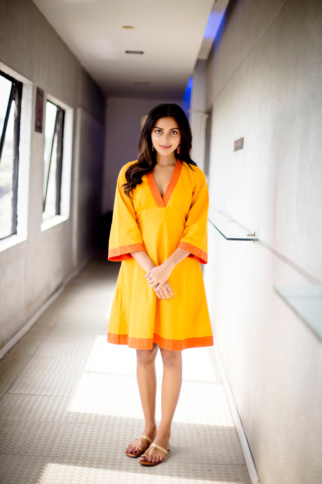 Amala Paul stills at Bhaskar Oru Rascal movie promotion - South Indian ...