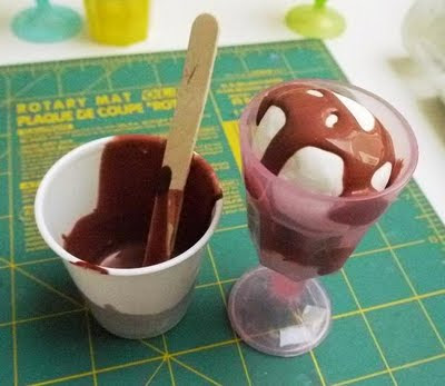 Library Arts: Model Magic Ice Cream Treat!