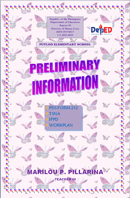 INFINITY: Front Page Sample (PRELIMINARY INFORMATION)