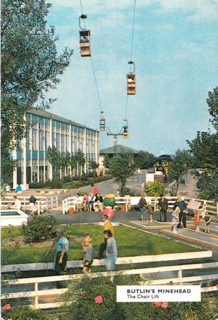 The Ham and Egger Files: Butlin's Postcards - minigolf and monorails