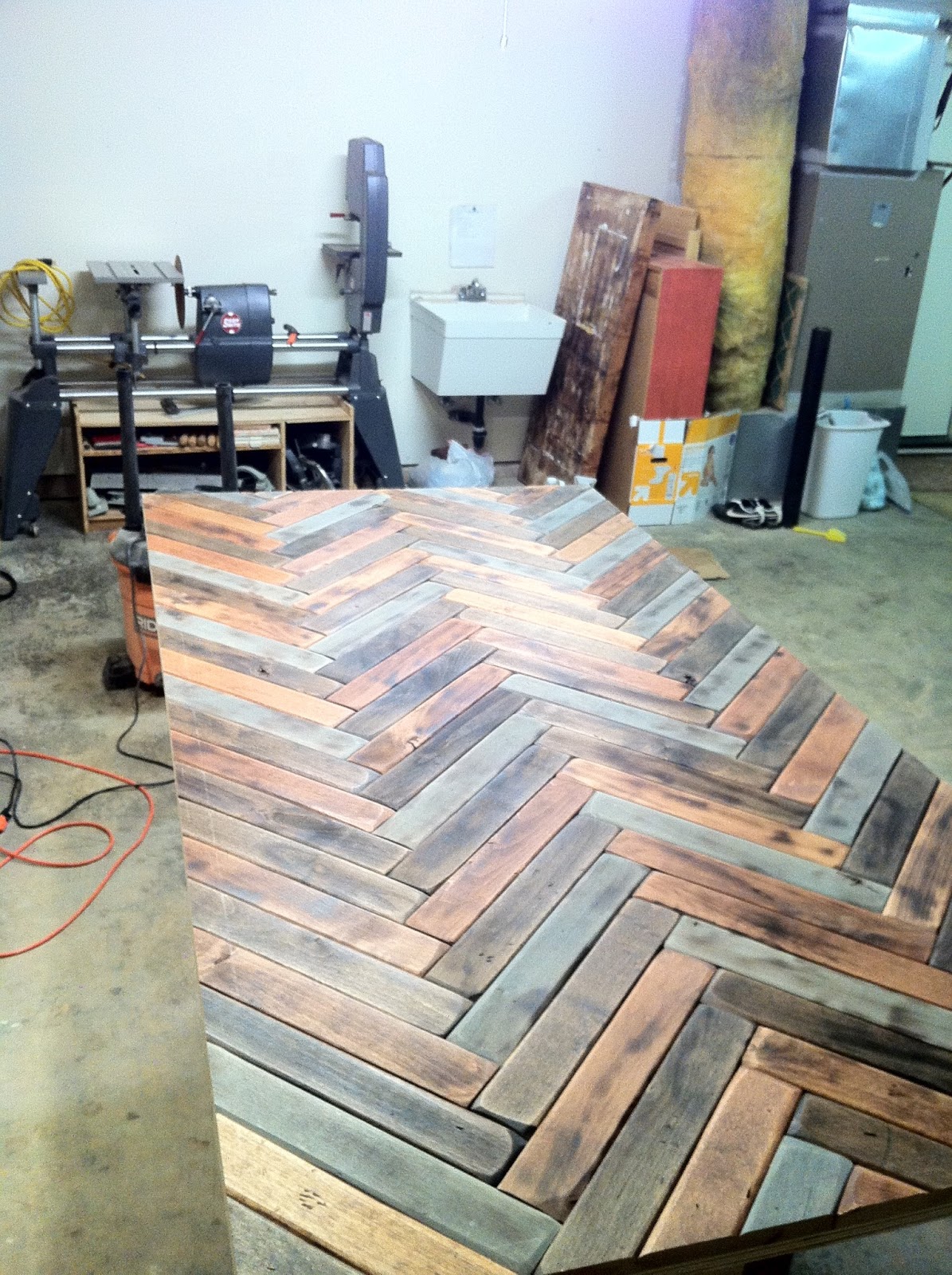 Jason McIntyre Custom Furniture: Dining Table Top Completed