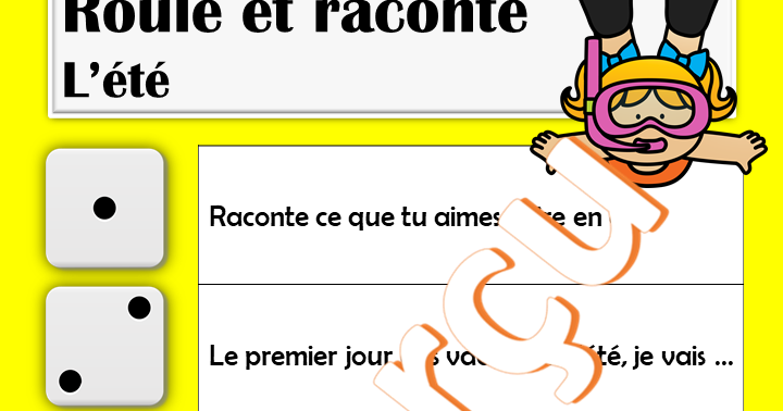 la classe de caro.: Roule et raconte - L'été - Activité d'expression orale