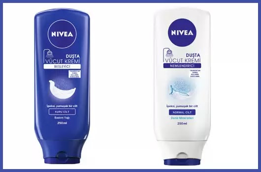 kırmızı ruj: NIVEA DUŞTA VÜCUT KREMİ