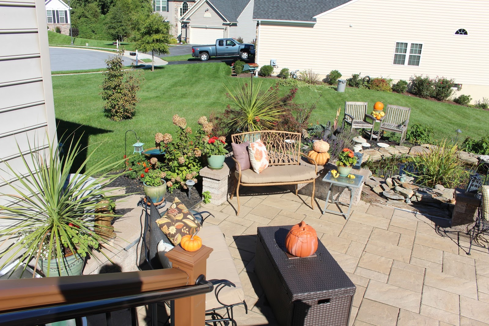 Designs by Pinky: Fall Patio, 2016