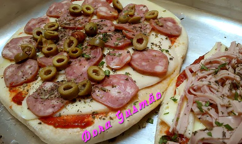 Culinária-Receitas - Mauro Rebelo: Pizza da Dora