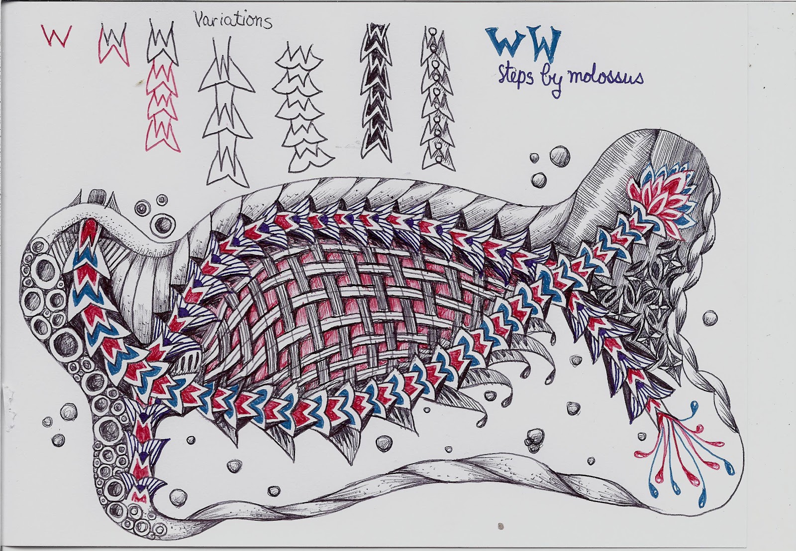 New tangle pattern WW and Review of the Rad and Hungry Rad and Hungry ...