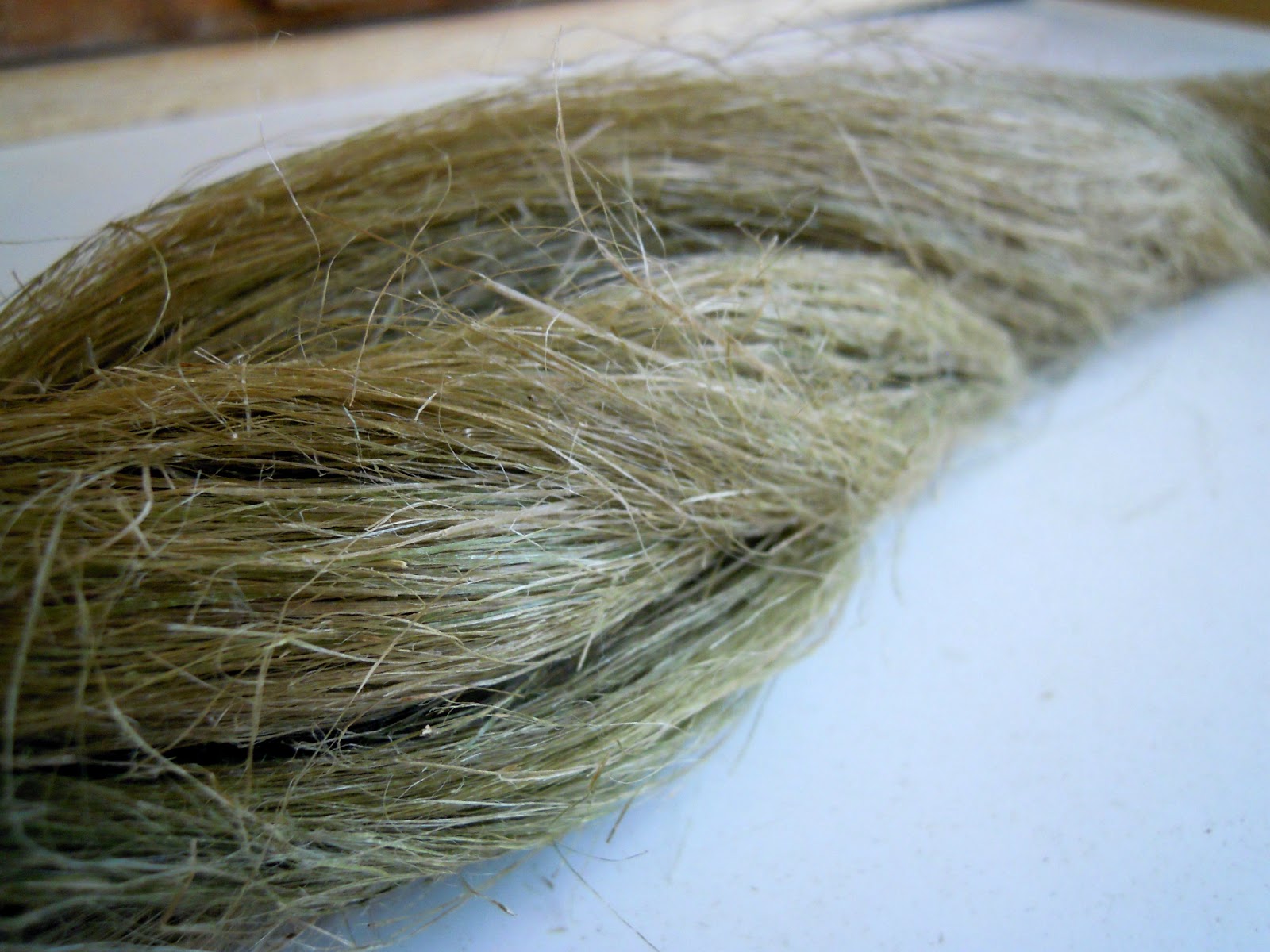 The Inconsequential Blogger: Flax to linen experiment - Spinning the flax