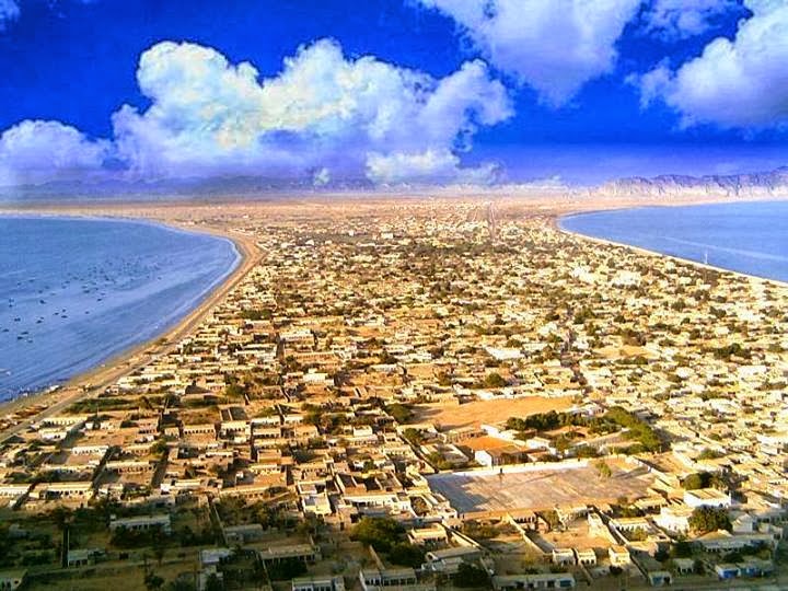 Its All About Desi Nagar: An aerial view of Gwadar, Pakistan