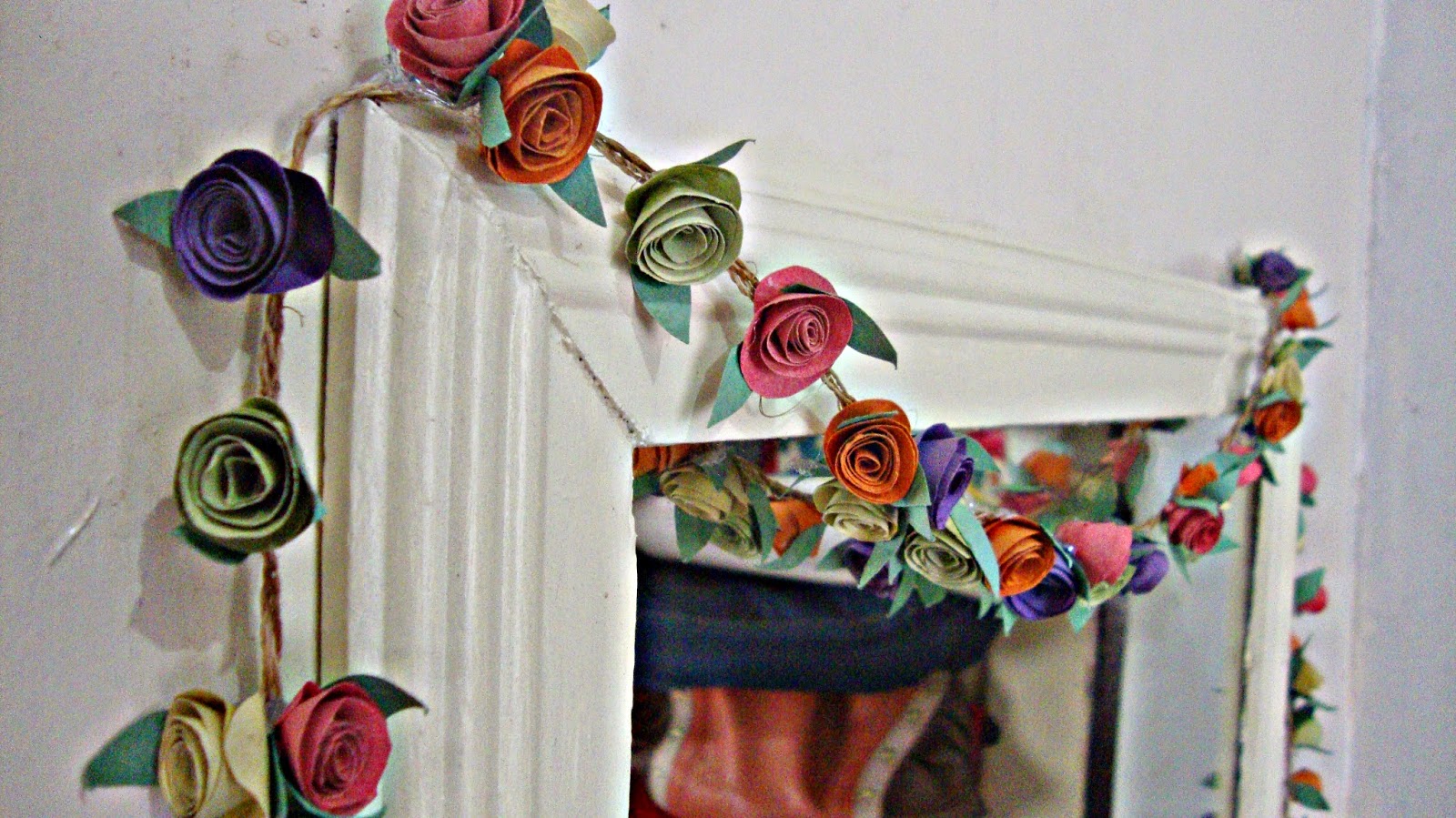 Bitter because it's Butter: DIY Paper Roses Garland
