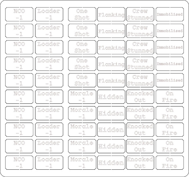 Wargame News and Terrain: Sally 4th: New Tokens & Templates for WW2 ...