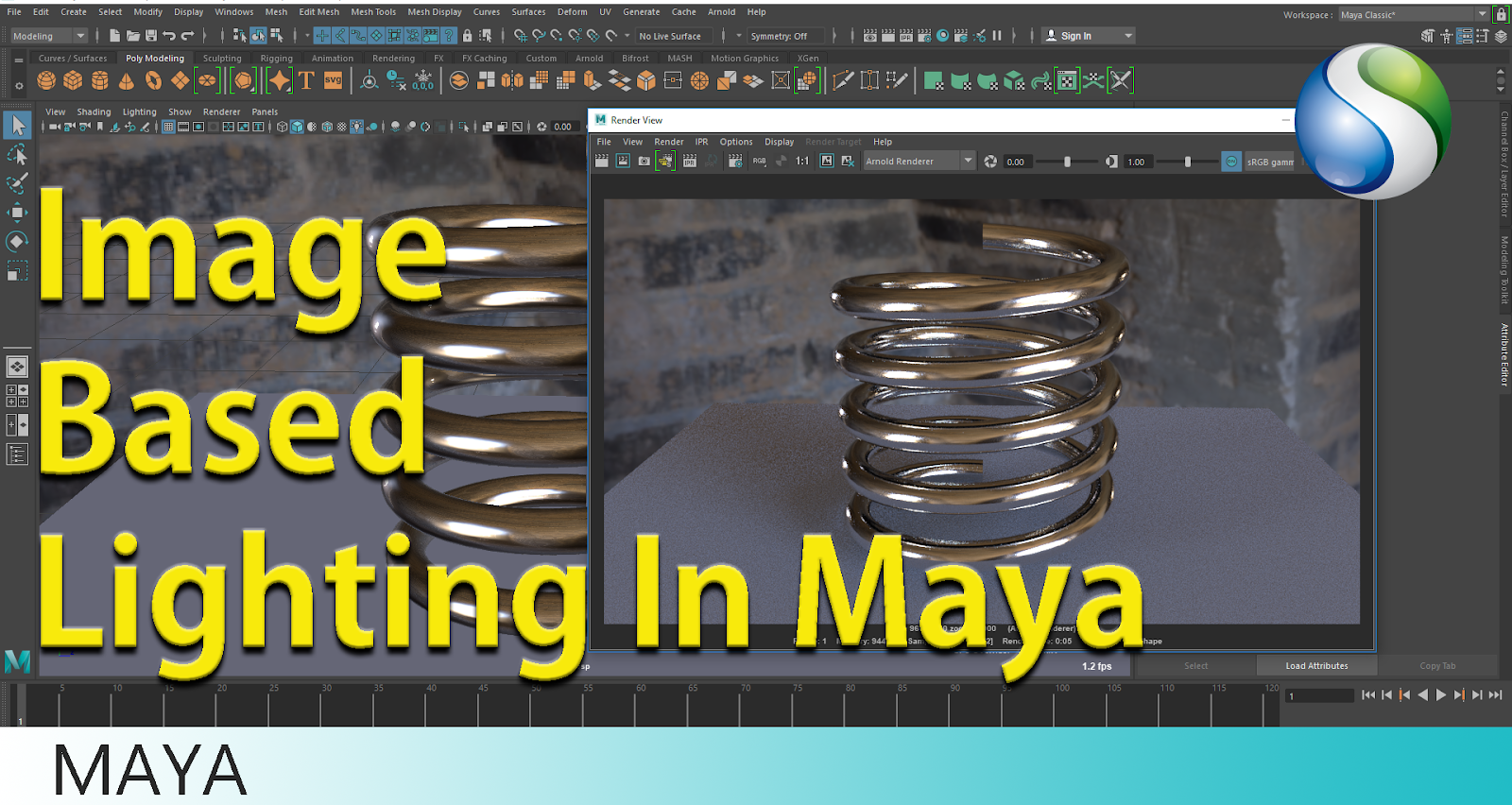 Stereopixol: Image Based Lighting or IBL in Autodesk Maya 2018