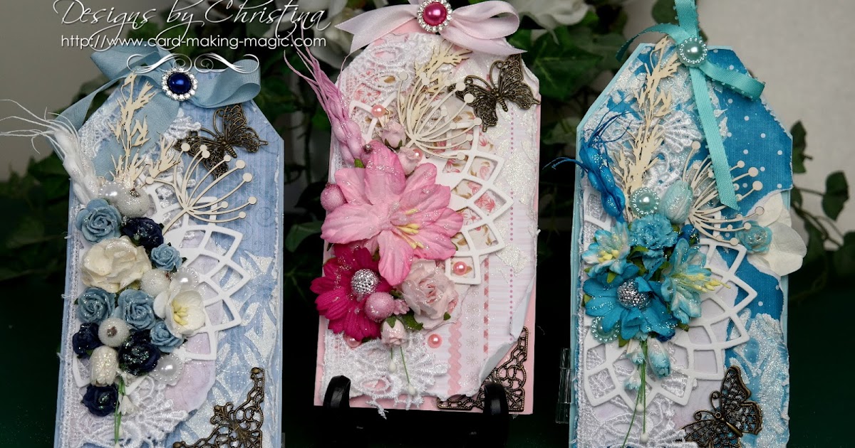 Flowers, Ribbons and Pearls: Beautiful Tags