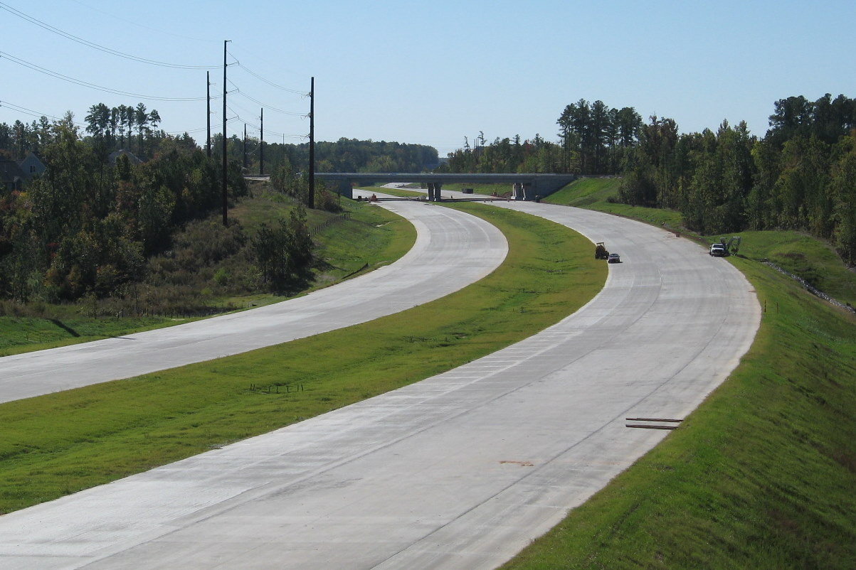 Triangle Expressway Construction, October 2011