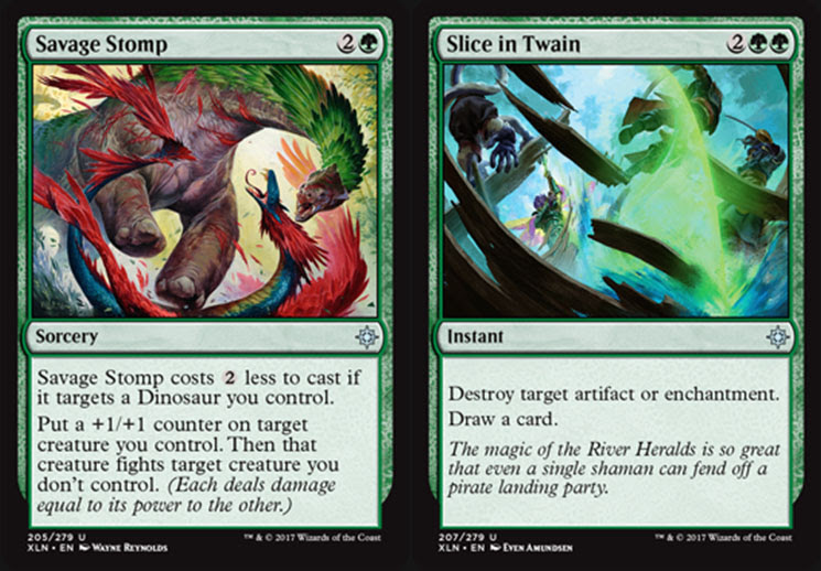 Magic the Gathering Adventures: Ixalan Set Review: Green