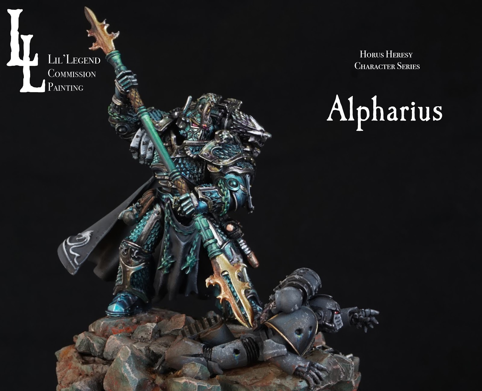 Alpharius Primarch of the Alpha Legion. ~ LilLegend Commission Painting ...