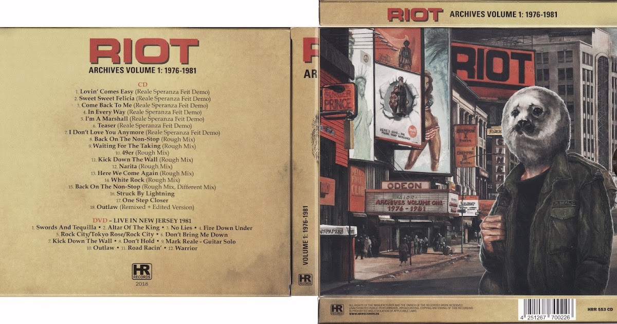 LONESOMEGILROCKS: RIOT - 2018 Archives Volume 1- 1976-1981