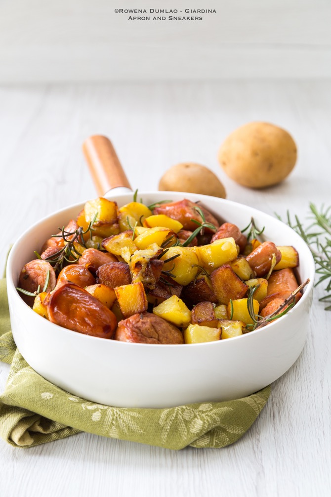 One-Pot Potatoes and Sausage with Rosemary