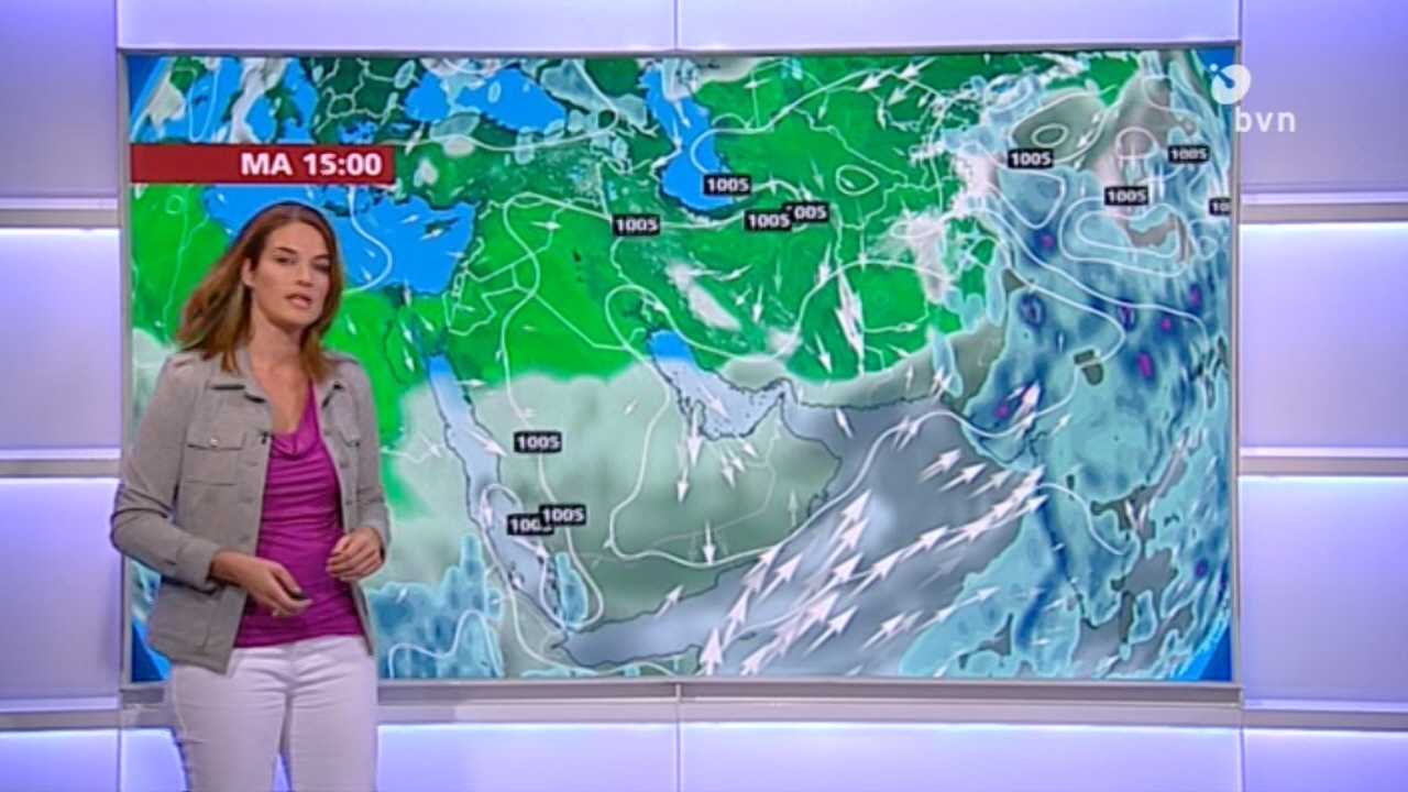 Bekende Nederlandse TV vrouwen: Willemijn Hoebert NOS journaal TV weervrouw