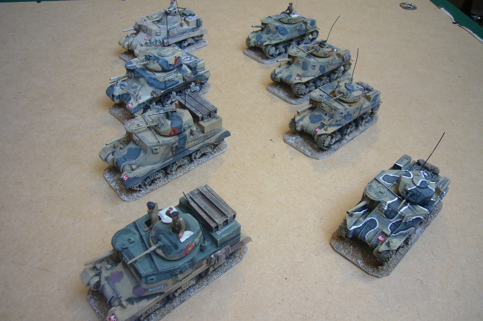 jp wargaming place: Rapid Fire! 1/72nd 8th Army armour El alamein