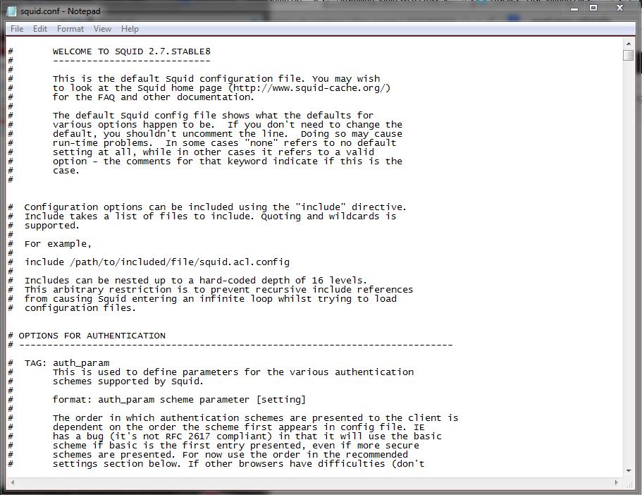 Cara Setting Squid di Windows - Comeon-Moveon