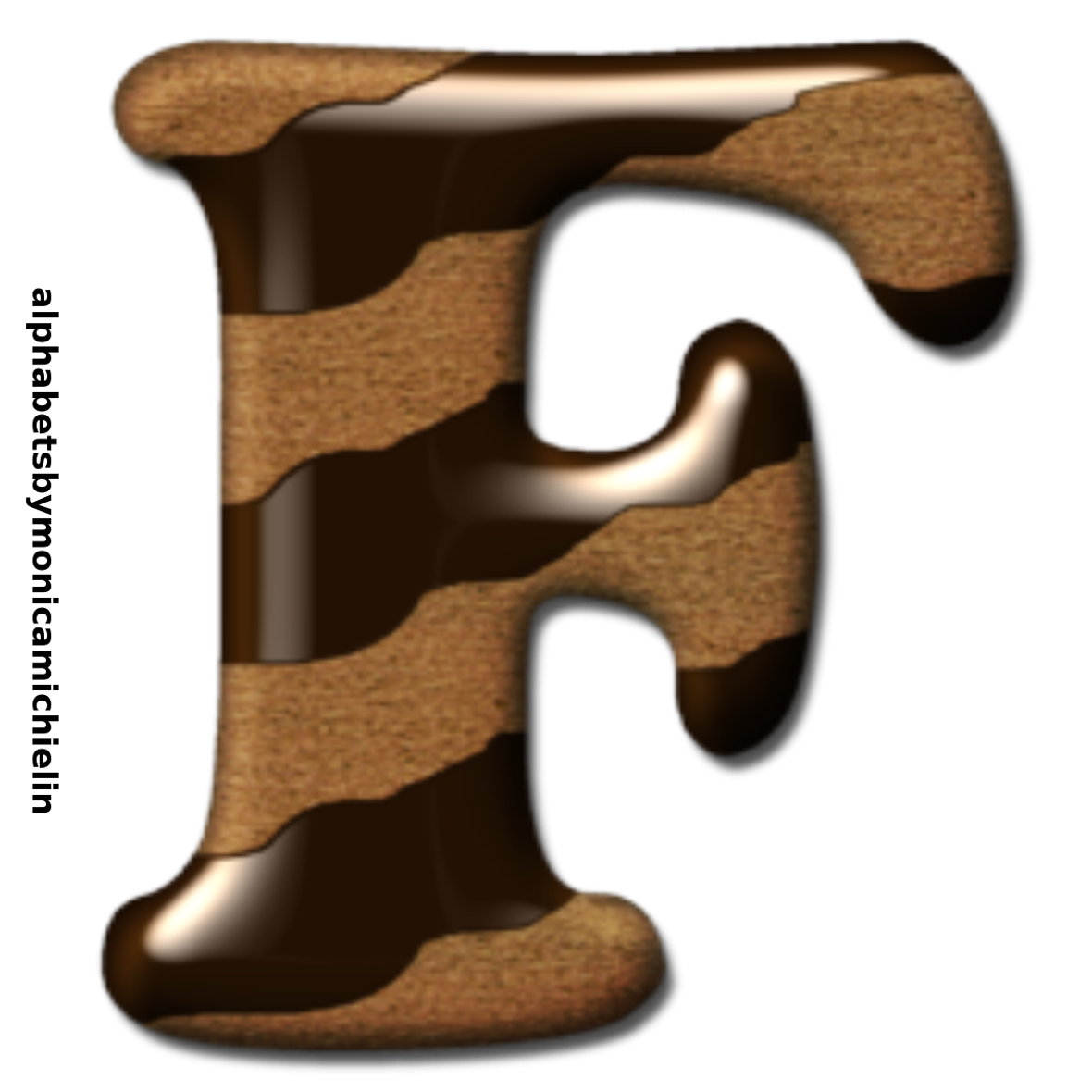 M. Michielin Alphabets: ALFABETO CHOCOLATE, CHOCOLATE ALPHABET