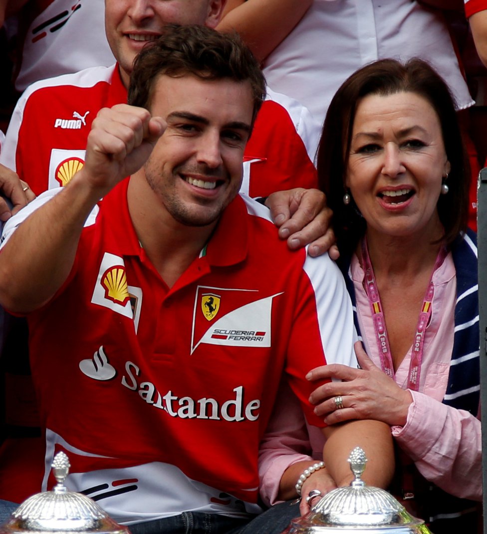 Conoce a la Madre detras del piloto: Fernando Alonso