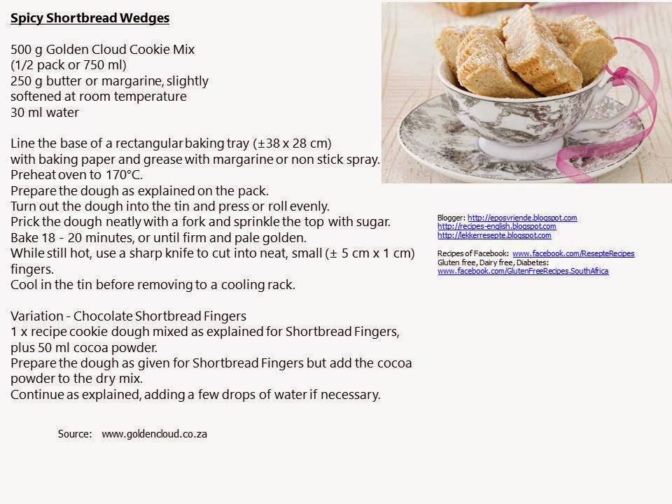 Lekker Resepte : Laaste resepte vir 2014 - Recipes made into pictures