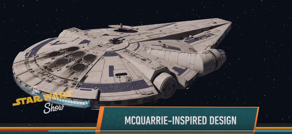 STAR WARS AFICIONADO WEBSITE: 'SOLO': INTRODUCING THE OLD/NEW 'FALCON'!