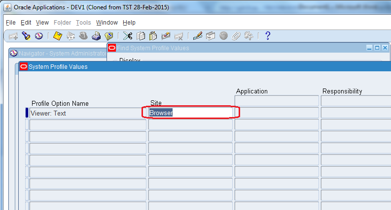 How to change Concurrent Request View output to view in Browser