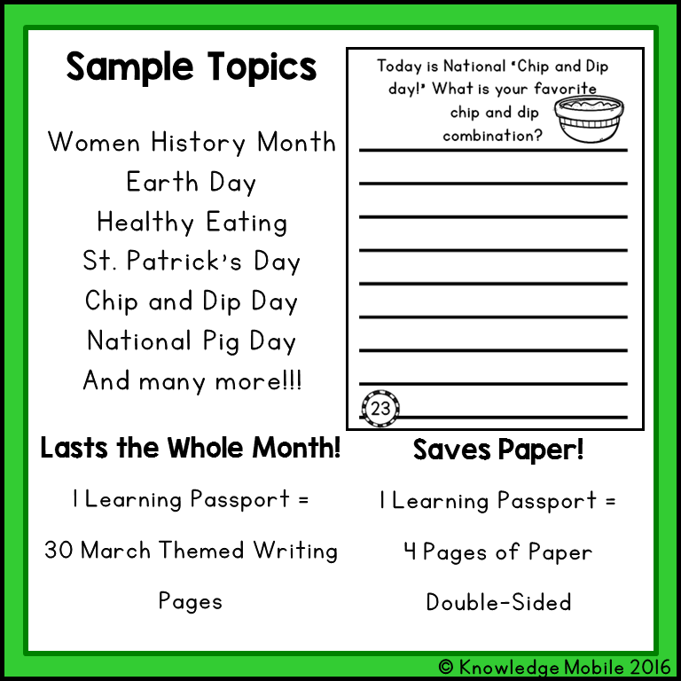 Using Learning Passports to Improve Student Writing - Knowledge Mobile