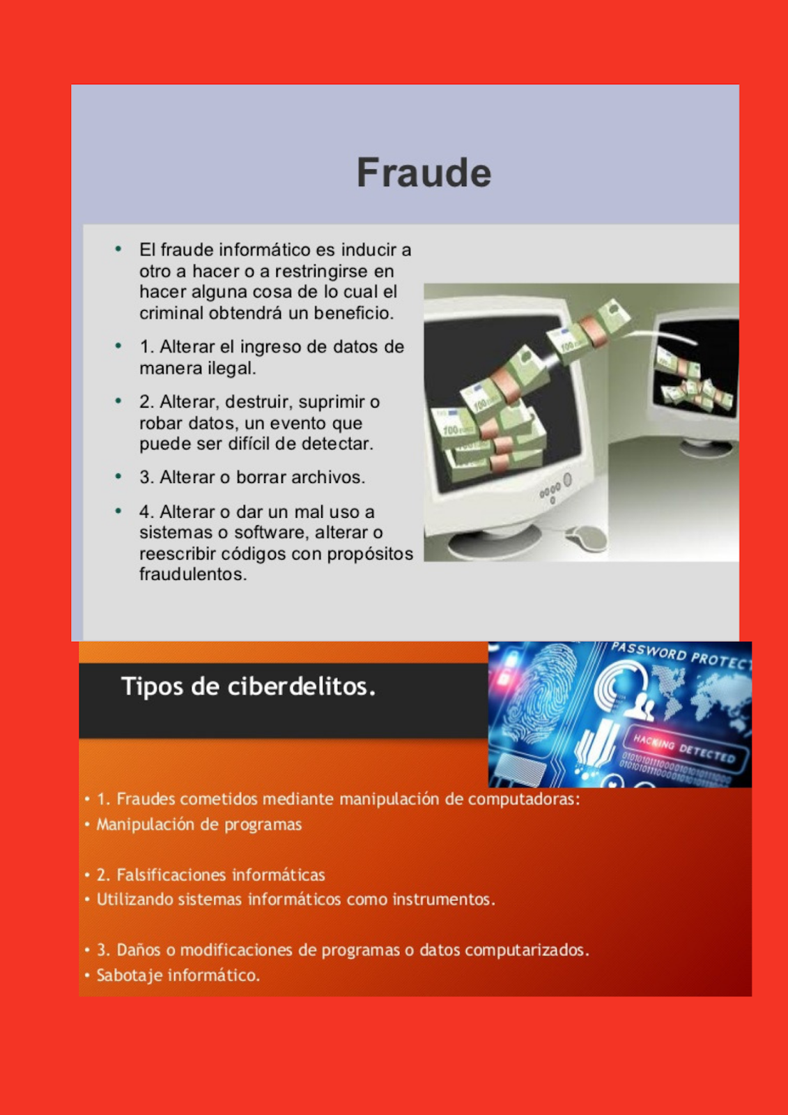 Tecnología educativa: INFOGRAFIA. CIBERDELITOS