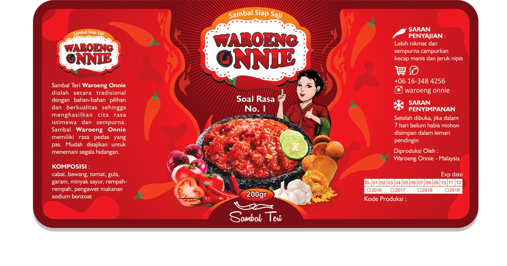 Tren Gaya 29+ Logo Sambal Kemasan