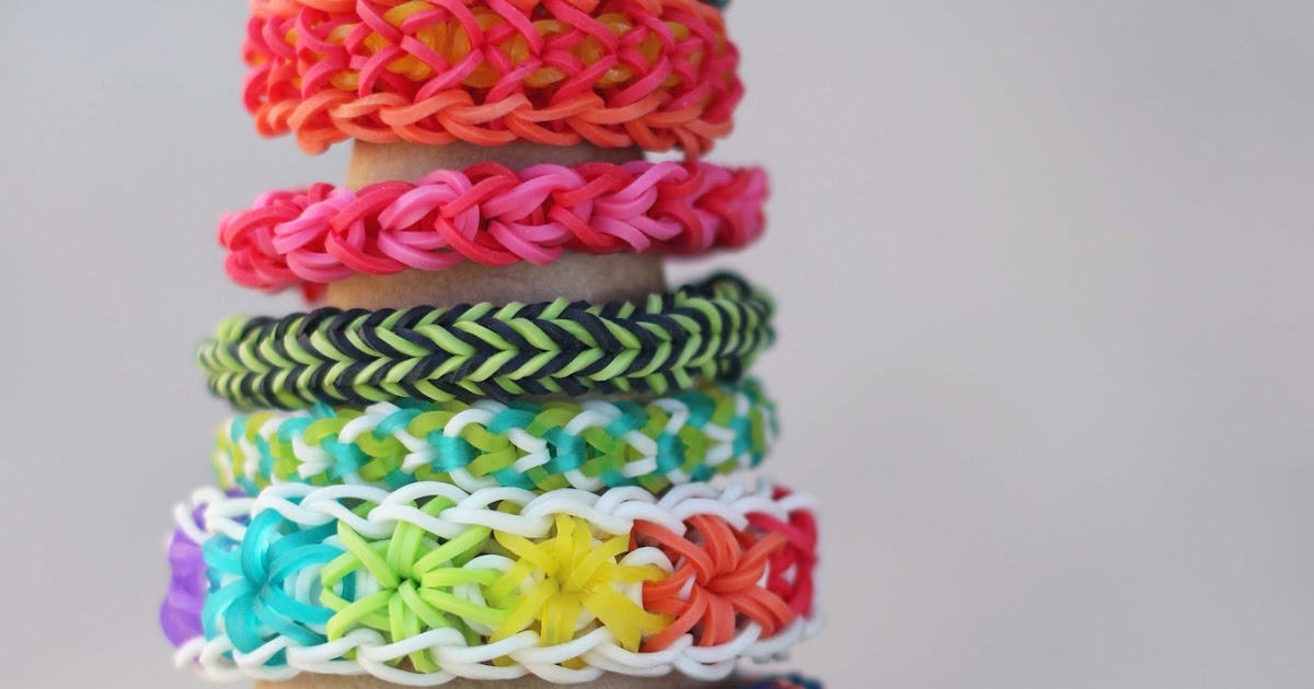 Rainbow Loom Raindrop Pattern