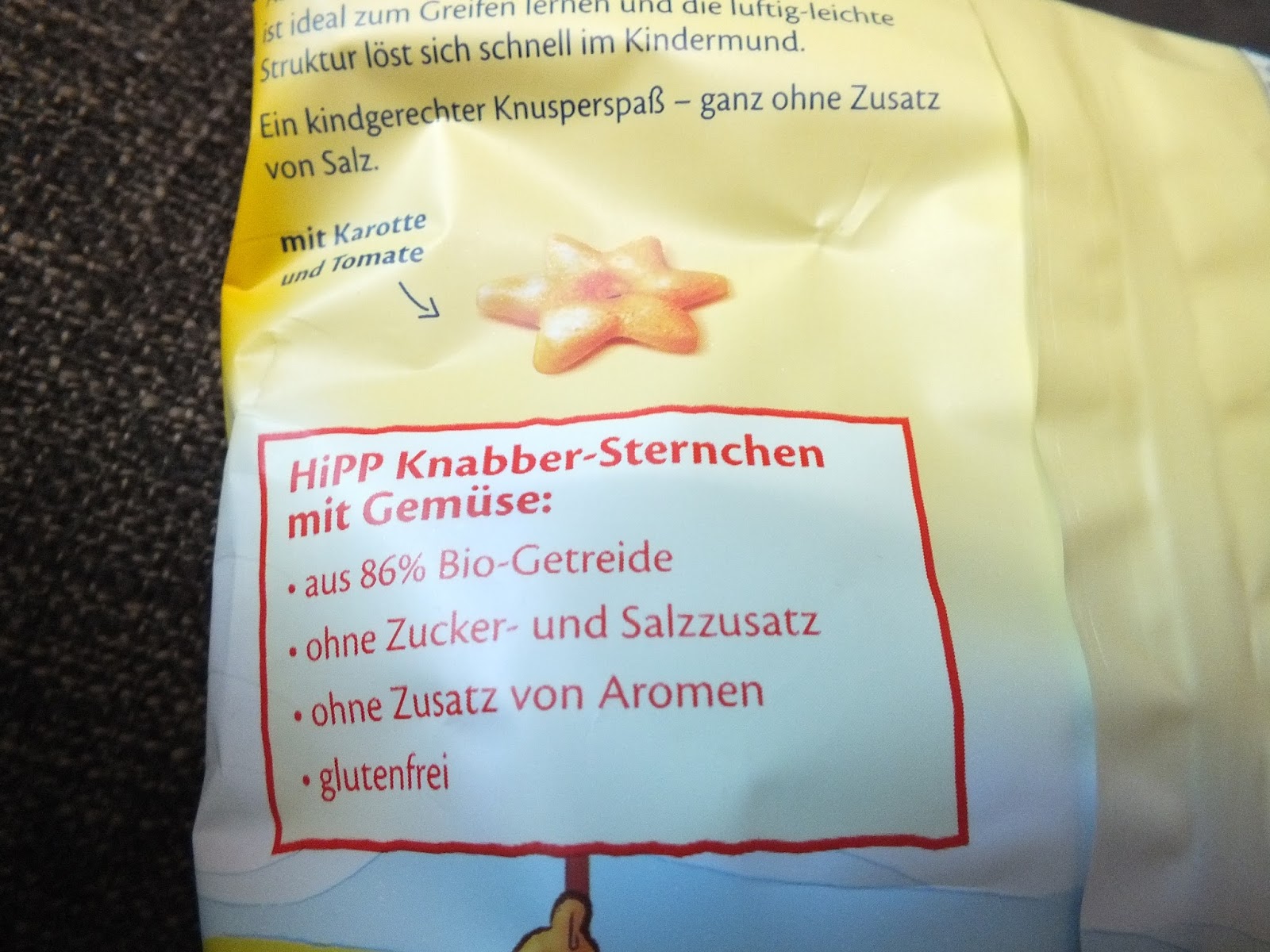 Alexas kleine Welt : HIPP Knabbersternchen