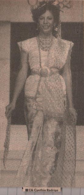 speed: Cynthia Rodrigo-Smeeton, Miss Malaysia Asia 1982. Her Old Photos ...