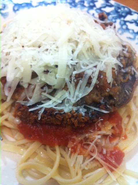 Life and Other Shenanigans: Portobello Parmesan: Meatless Monday MAGIC!
