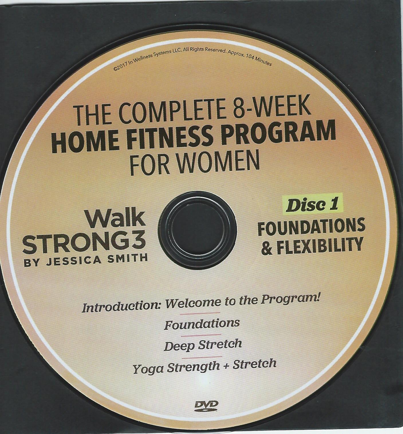 Jessica Smith Walk Strong 3 Disc 1 Foundations & Flexibility