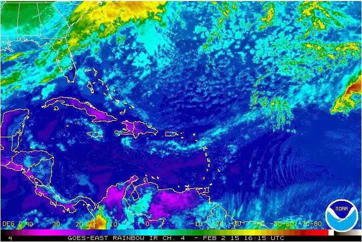 Roatan Weather: Again Mostly Sunny with Moderate Winds