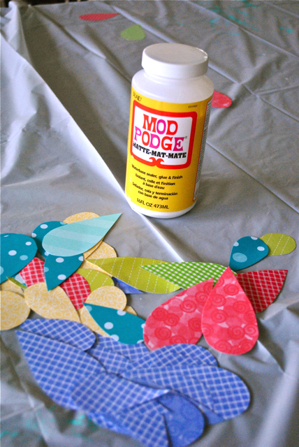New Every Morning: Easy Mod Podge Flower Craft